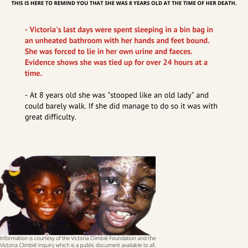 For Victoria Climbie: Black Children Matter – MAZVITA